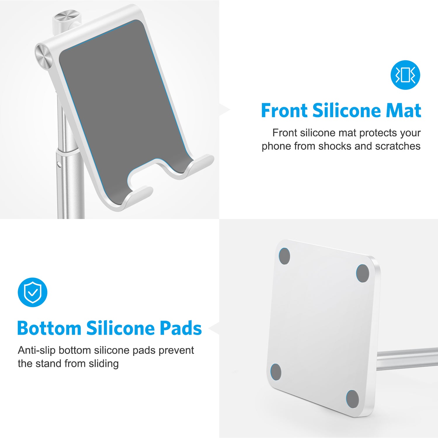 Cell Phone Stand, Adjustable Height, CA02 | OMOTON