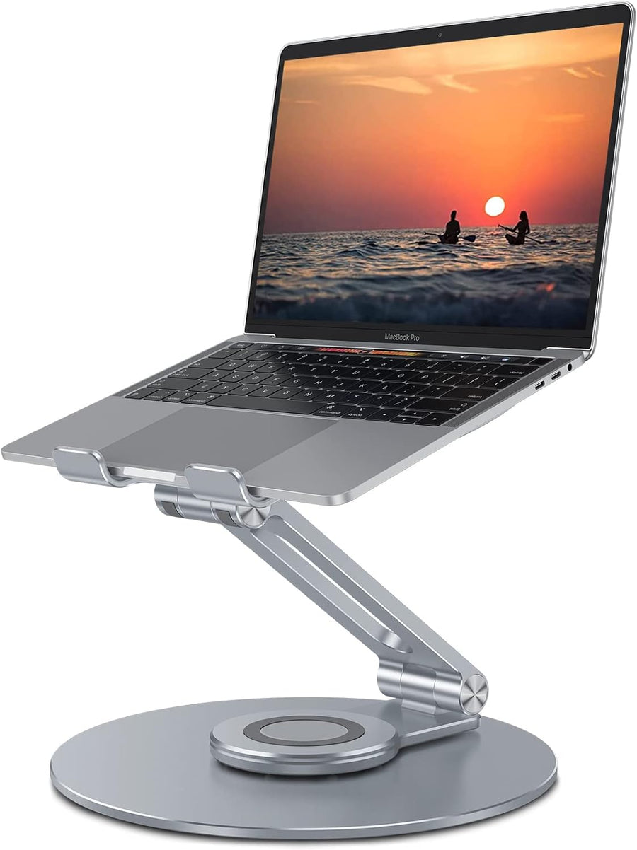 OMOTON Adjustable Laptop Stand with 360 Rotation