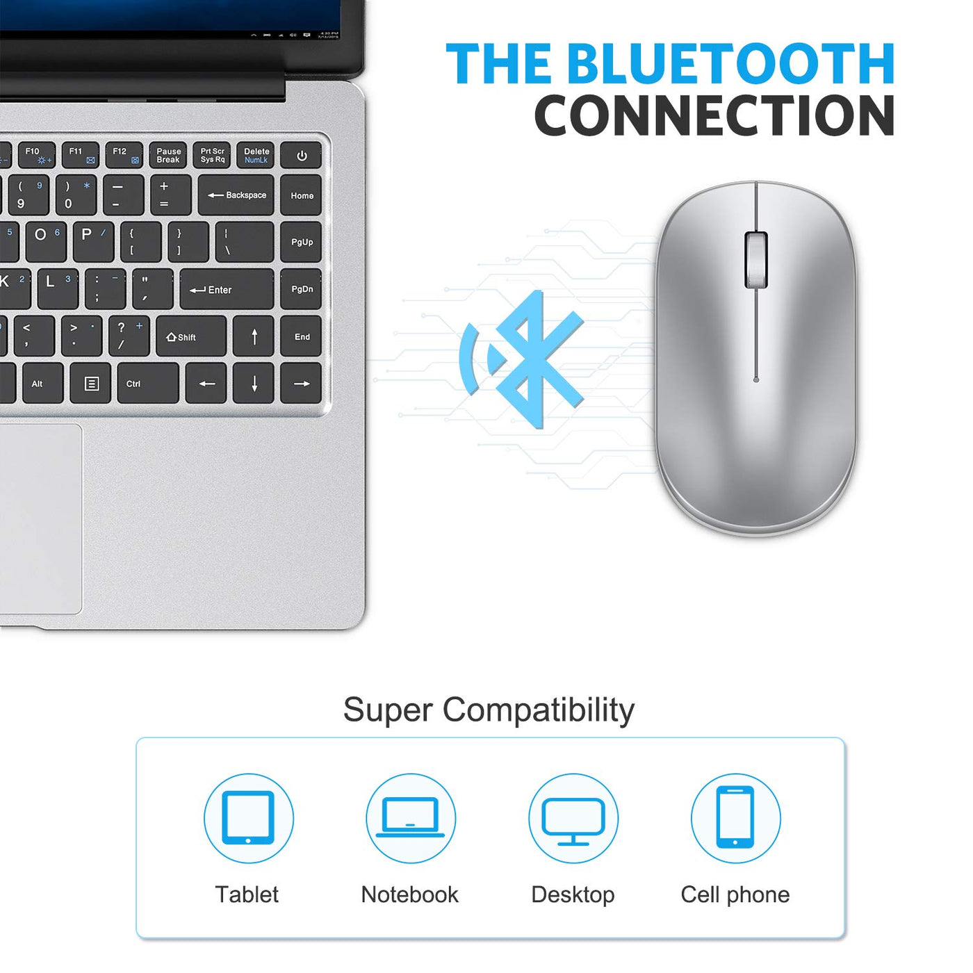 Bluetooth Mouse, 3 Adjustable DPI, M503 | OMOTON