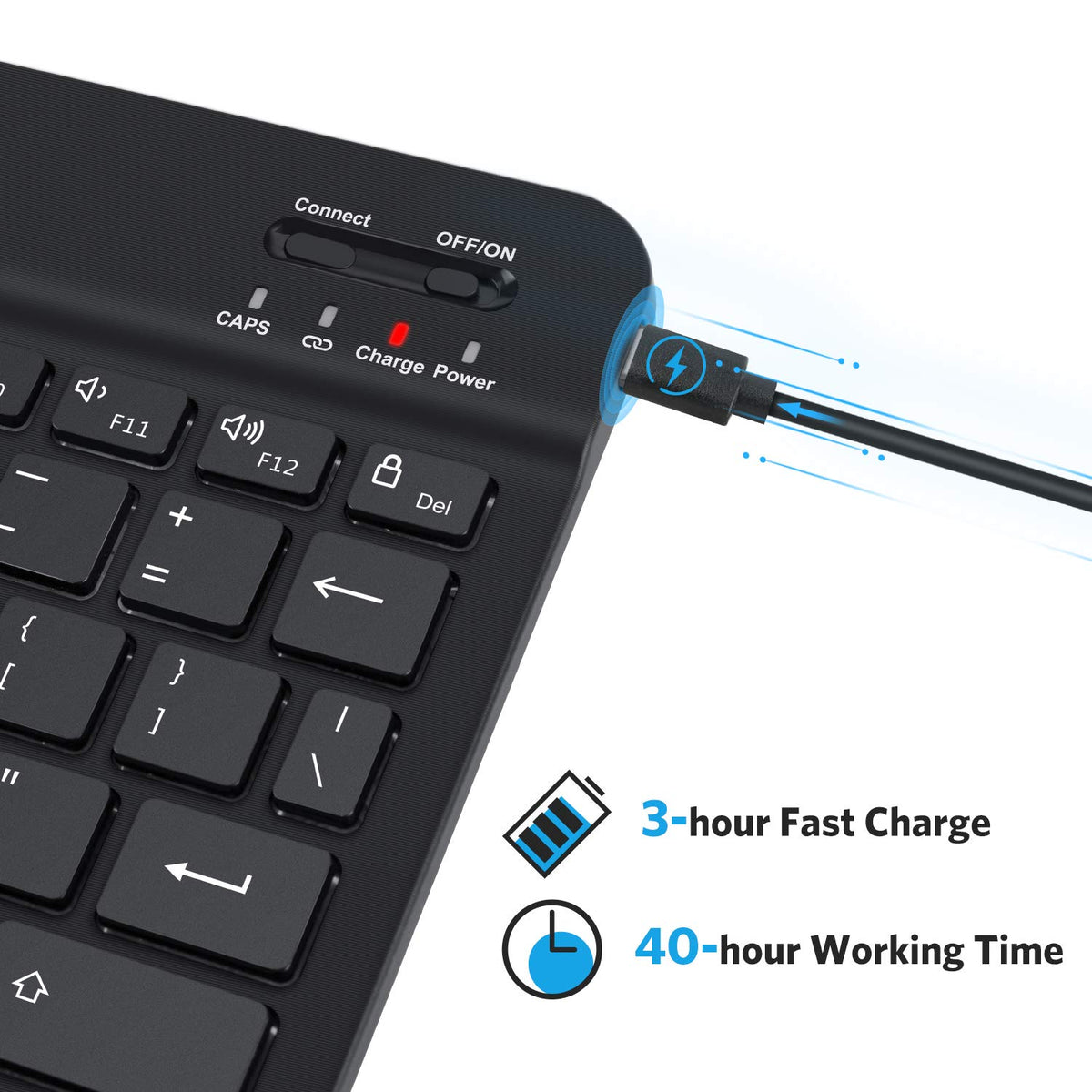 Ergonomic Bluetooth Keyboard, KB505 | OMOTON